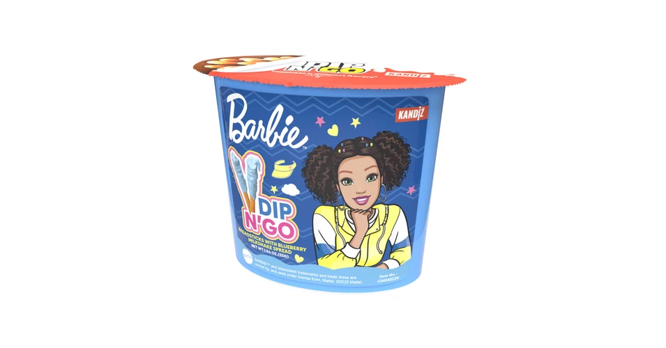 Barbie Dip N' Go Áfonyás tejturmixkrém és ropogós pálcikák 55g (24db ...