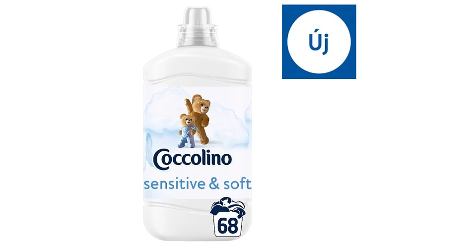 Coccolino 1700ml Sensitive Pure & Soft(68mosás)(6db/#) 1.550 Ft (Öblítő ...