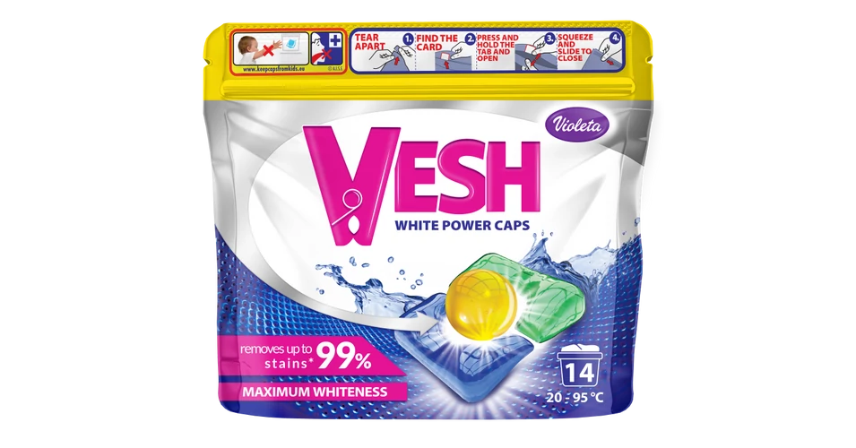 Violeta VESH mosókapszula 14db-os White (4db/krt) 1.475 Ft ...